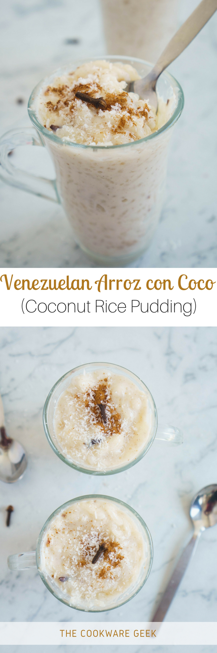 Venezuelan Arroz con Coco (Coconut Rice Pudding) - The Cookware Geek
