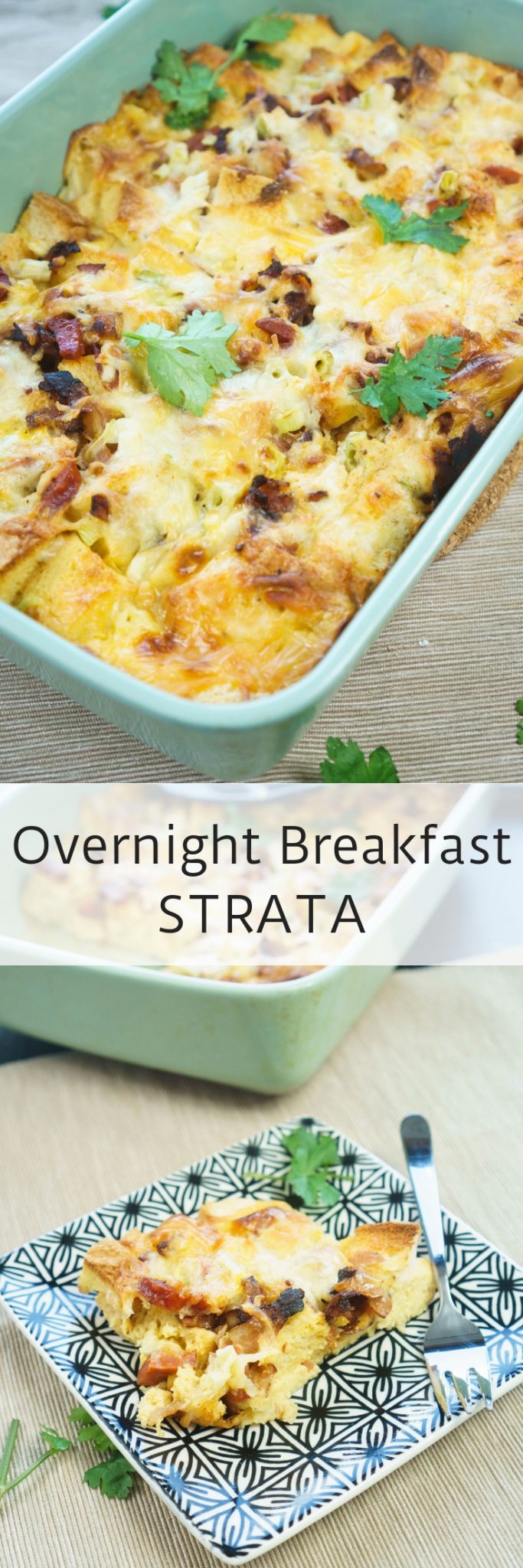 Overnight Breakfast Strata (with Chorizo) - The Cookware Geek