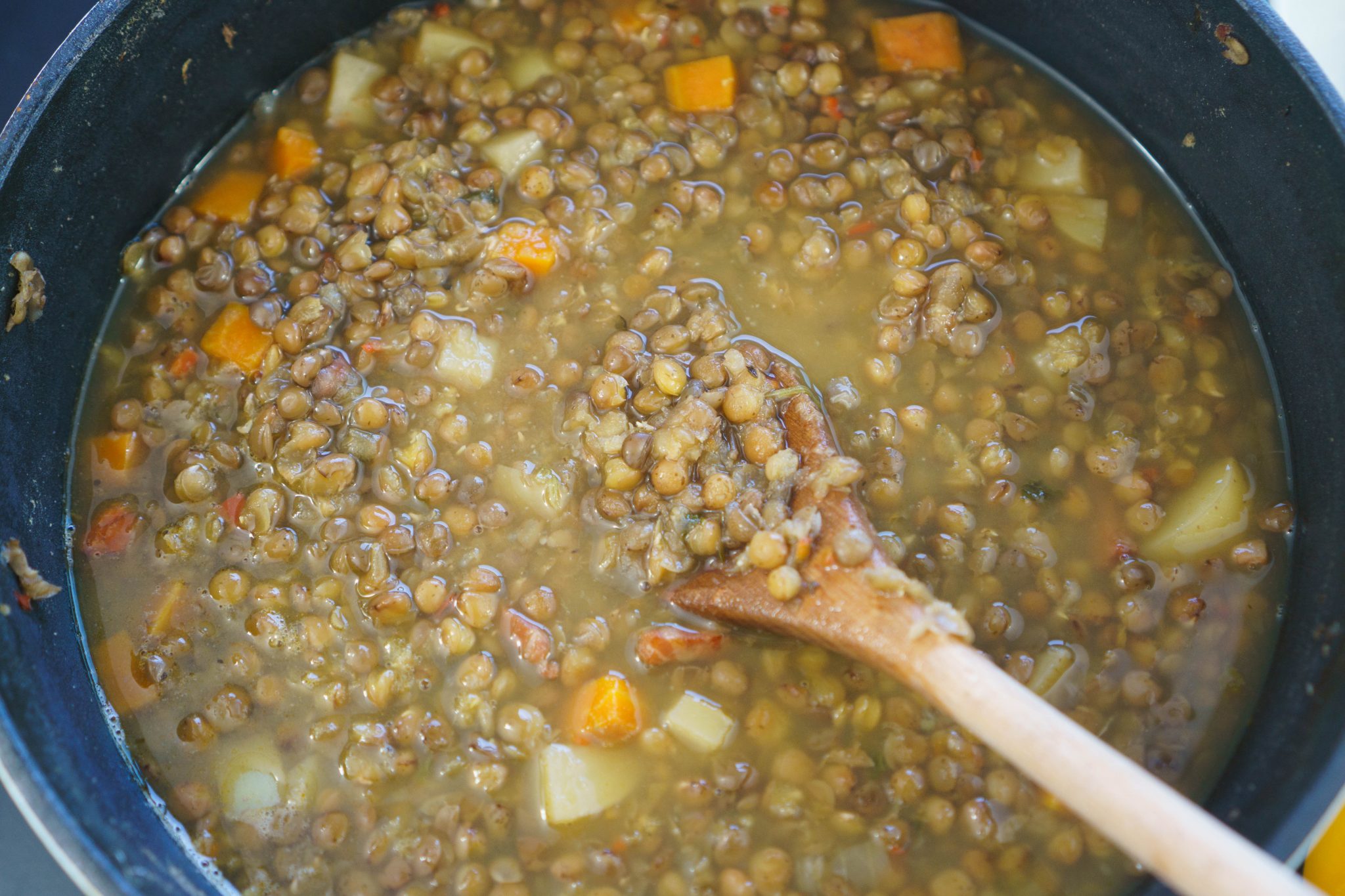 Venezuelan Lentil Soup (lentejas) - The Cookware Geek