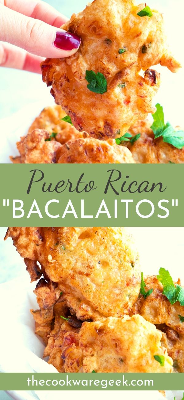 Puerto Rican Bacalaitos (Codfish Fritters) - The Cookware Geek