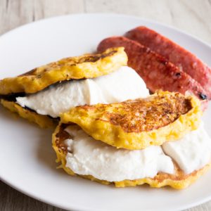 Venezuelan Cachapas (Corn Pancakes) - The Cookware Geek