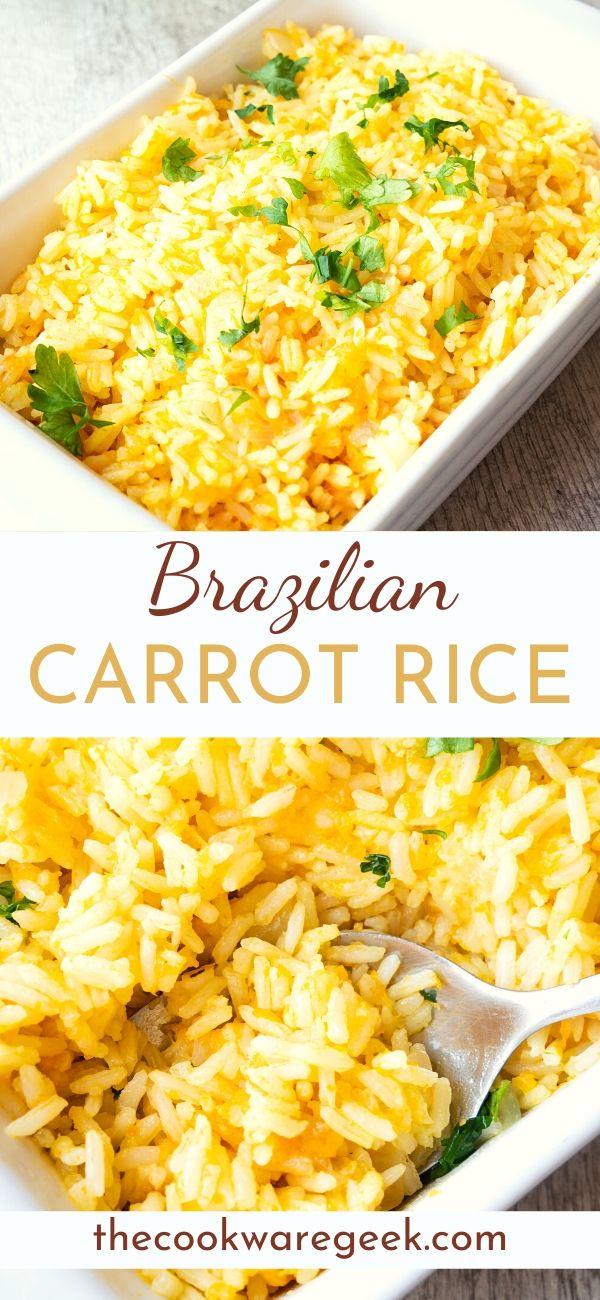 Brazilian Carrot Rice - The Cookware Geek