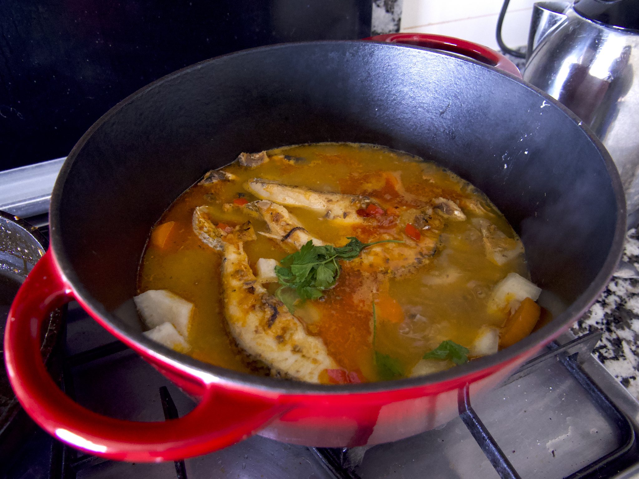 Venezuelan Sopa de Pescado (Fish Soup) - The Cookware Geek